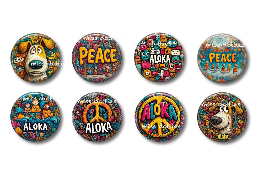 Peace, Aloka, Buddhist, Walking for Peace, Dog - Etsy