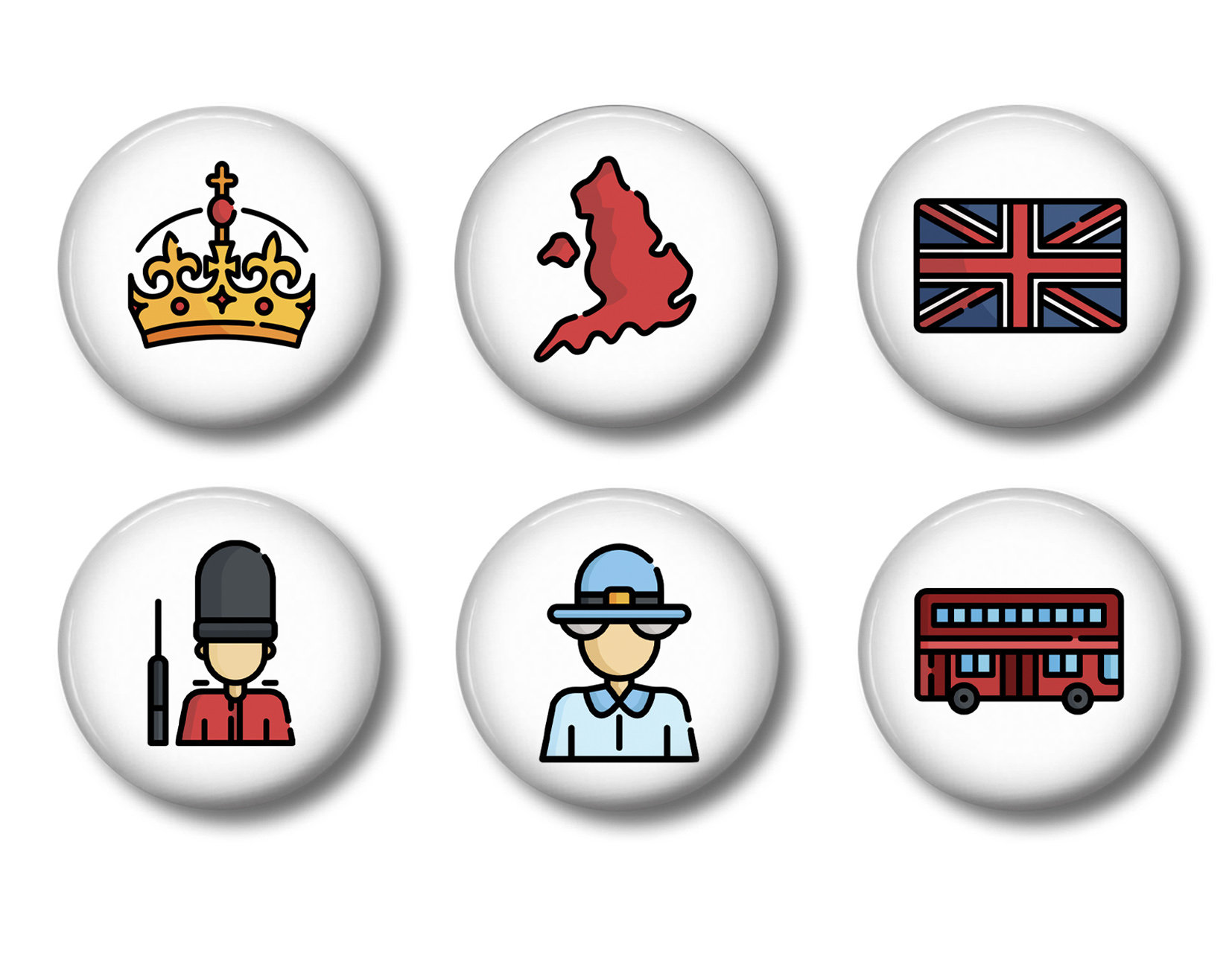 England Flair Pins British Flair Buttons Royal Flair Pins - Etsy