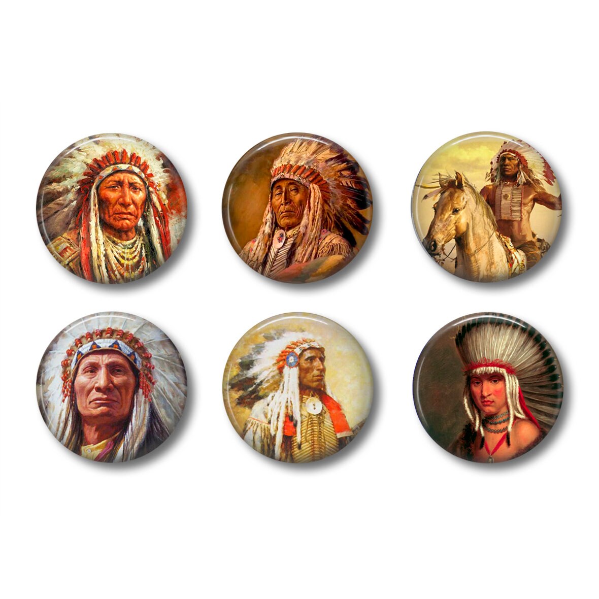 Native American Indian Pins, Native American Indian Flair Buttons ...