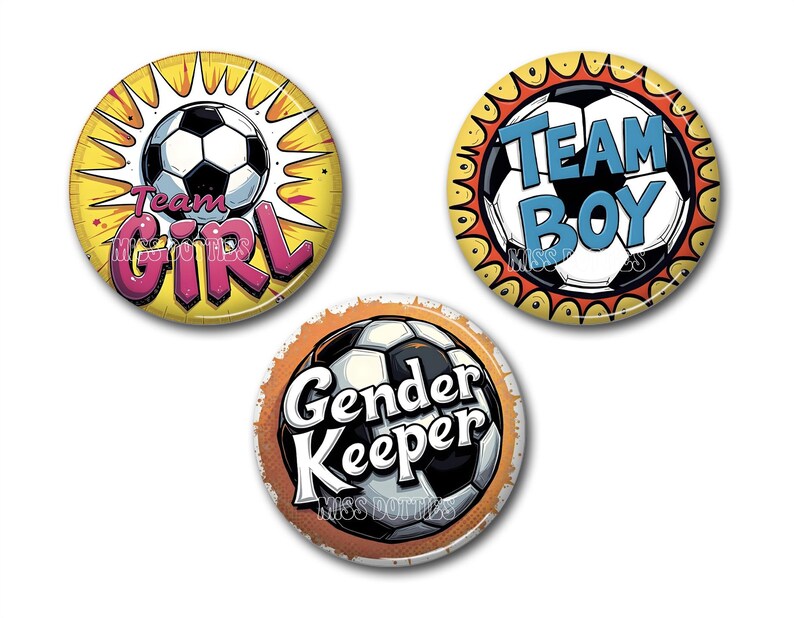 Gender Reveal Pins, Gender Reveal Buttons, Boy Pins, Boy Buttons, Girl ...