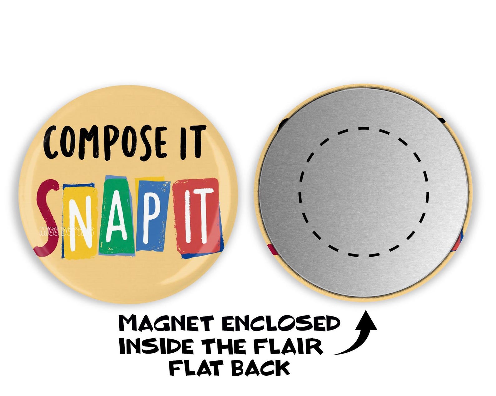 Photography Pins, Photography Buttons, Photography Magnets, Flat Backs ...