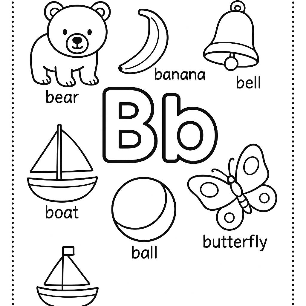Alphabet Coloring Pages, Preschool Coloring Pages, Preschool Printable ...