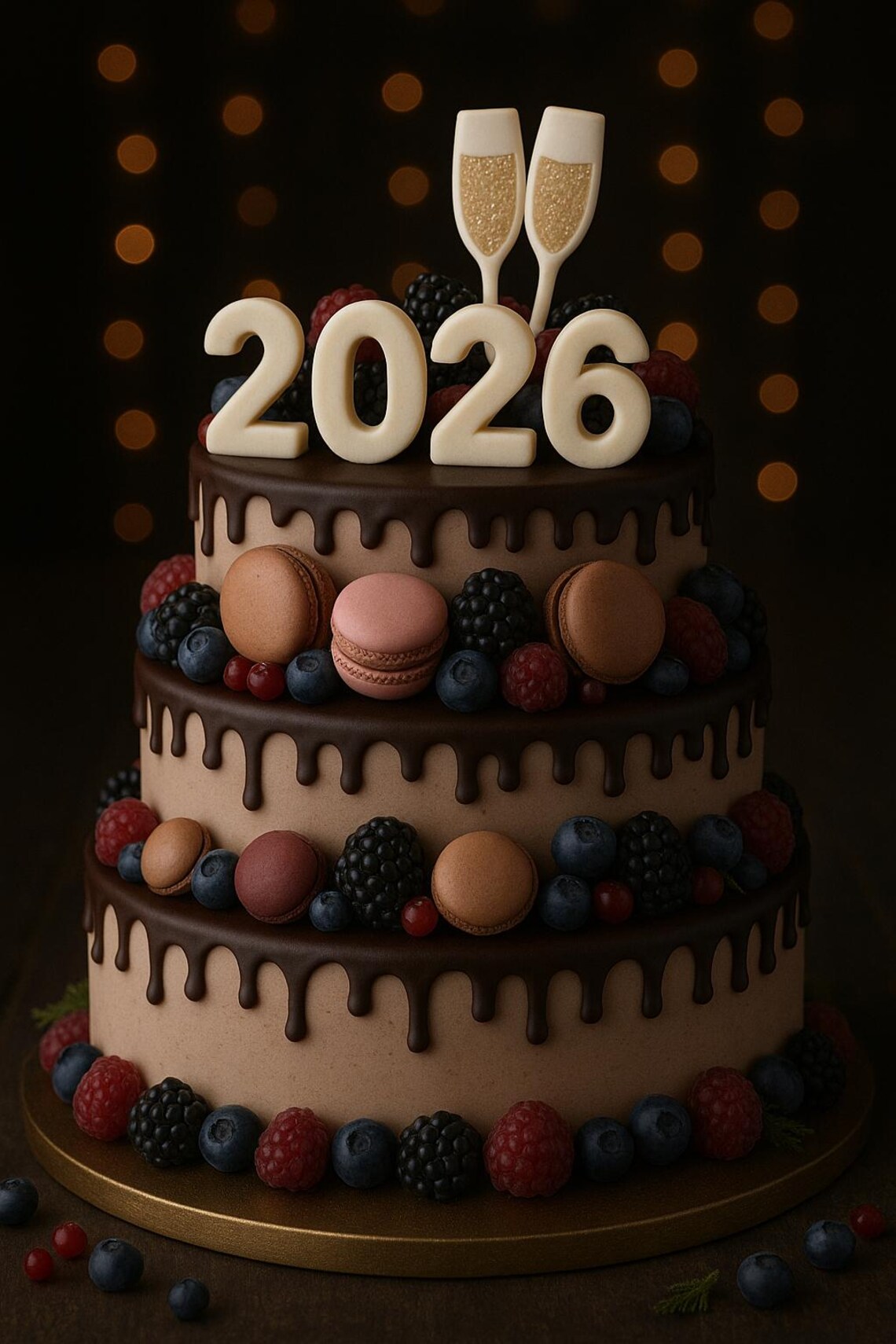 New Year 2026 Cake Recipe Guide – 5 Stunning 3-tier Cakes | Printable ...
