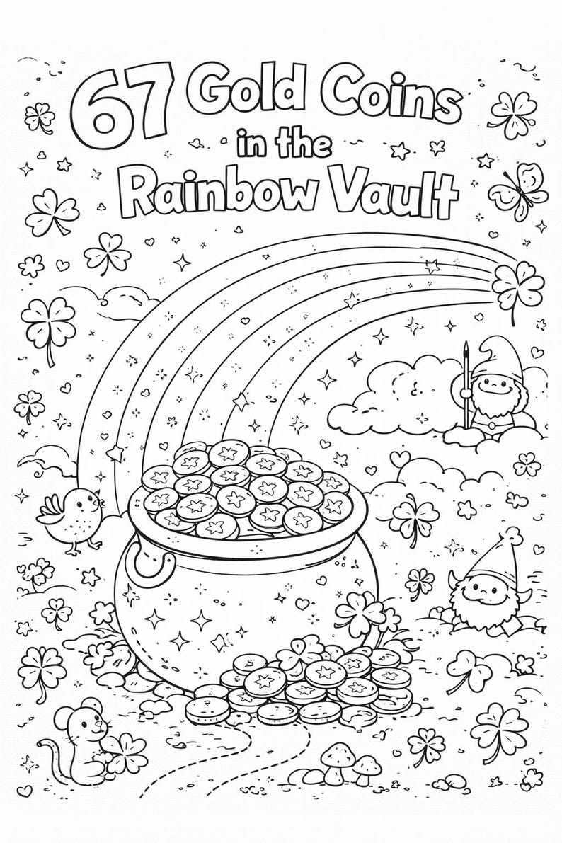 67 St. Patrick’s Day Coloring Pages – Lucky Printable Shamrocks ...