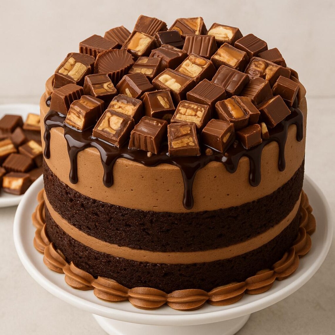 Candy Bar Explosion Cake Recipe/over-the-top Cake/kids Party Cake ...