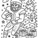 Christmas Football Coloring Pages | Printable Holiday Sports Activity ...