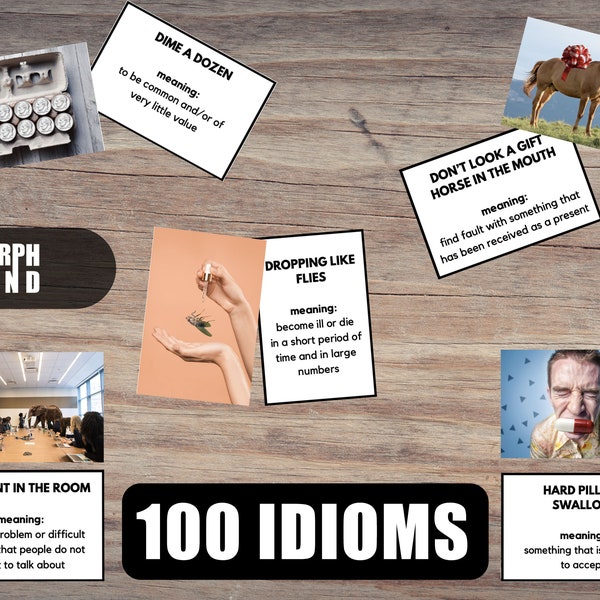 Idiom - Etsy