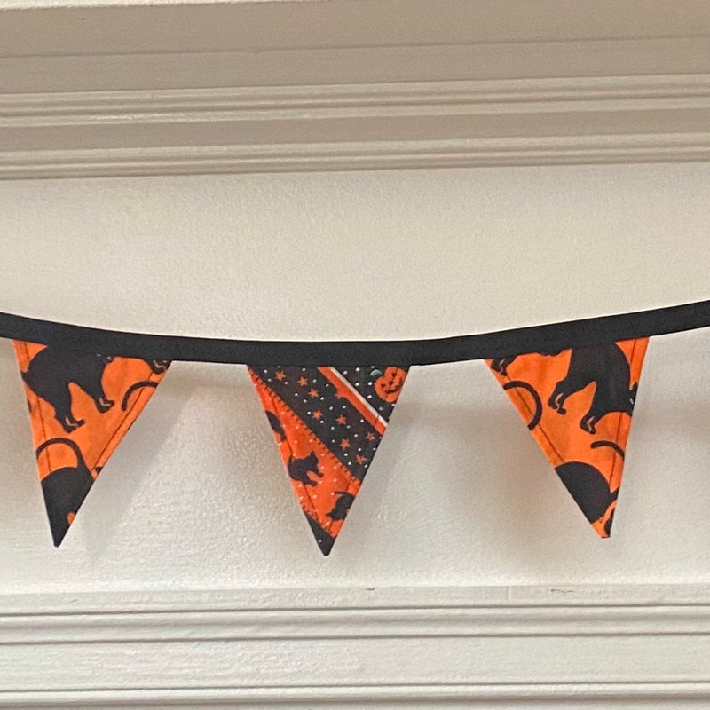 Orange Bunting - Etsy
