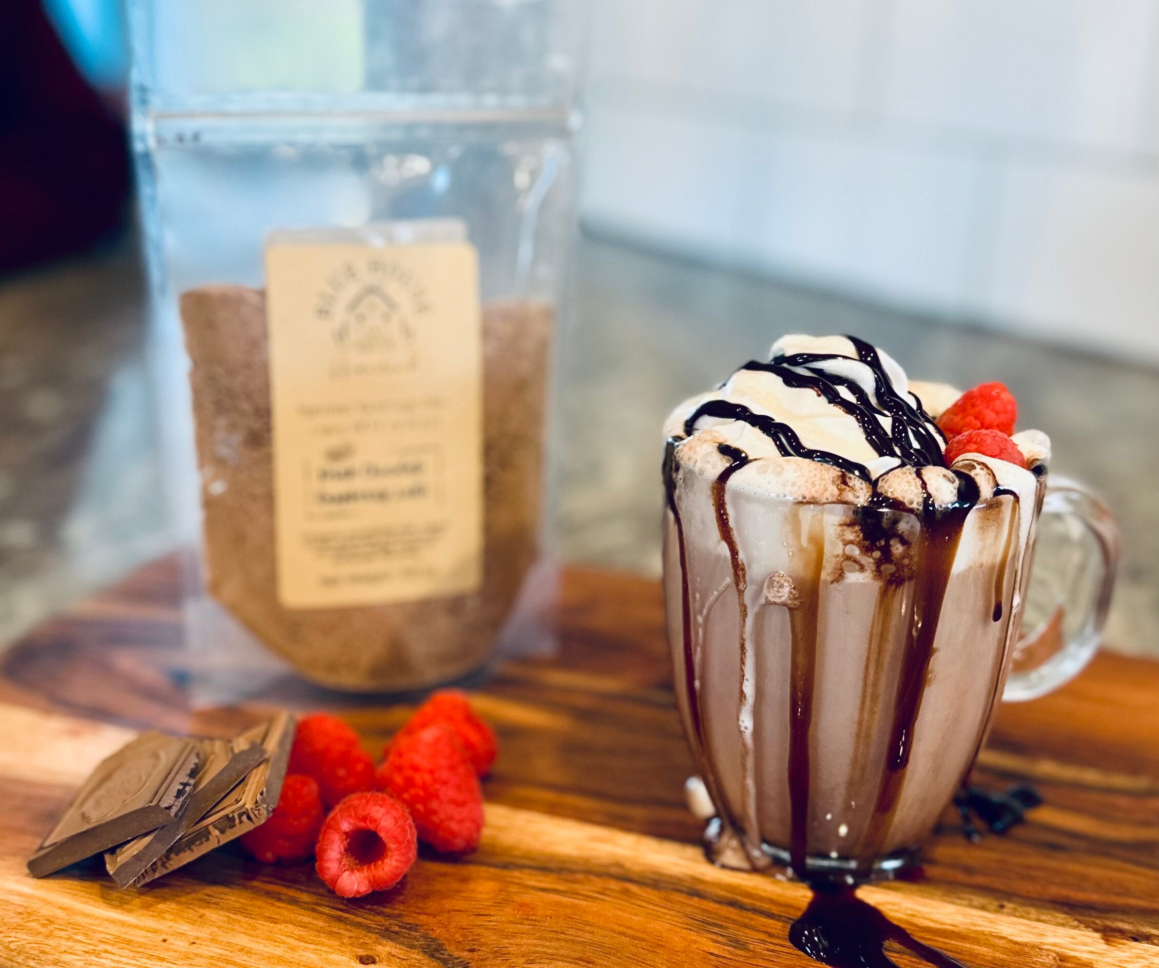 Dark Chocolate Raspberry Latte Mix - Etsy