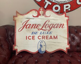 Antique Ice Sign - Etsy