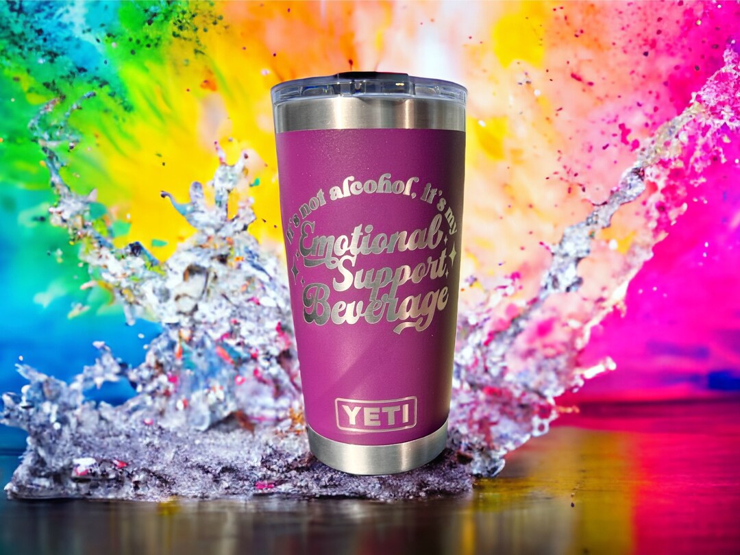 20oz Nordic Purple YETI Rambler Engraved With its Not - Etsy