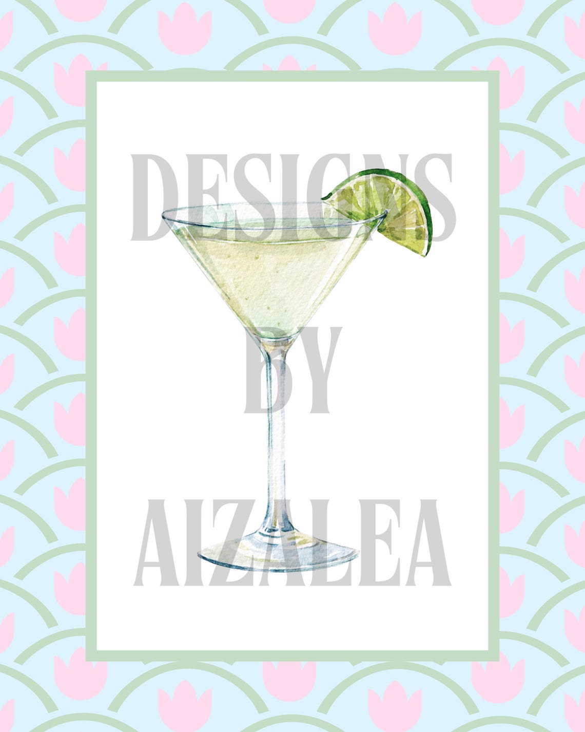 Columbia Southern Charm Digital Prints (blue, Pink, & Green) | Set of 3 ...