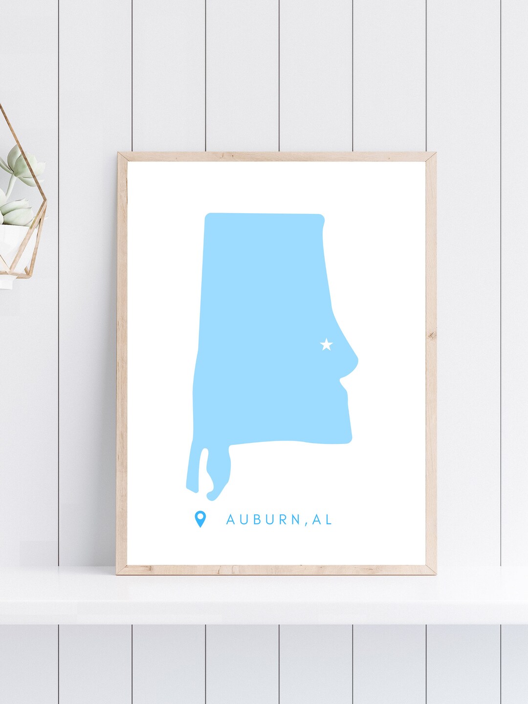 Auburn (blue) | Digital Print INSTANT DOWNLOAD - Etsy
