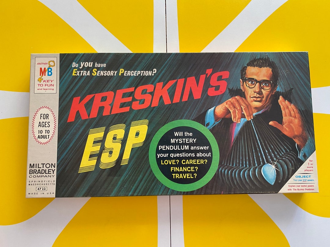 Kreskin’s ESP Mid Century Psychic Board Game - Etsy