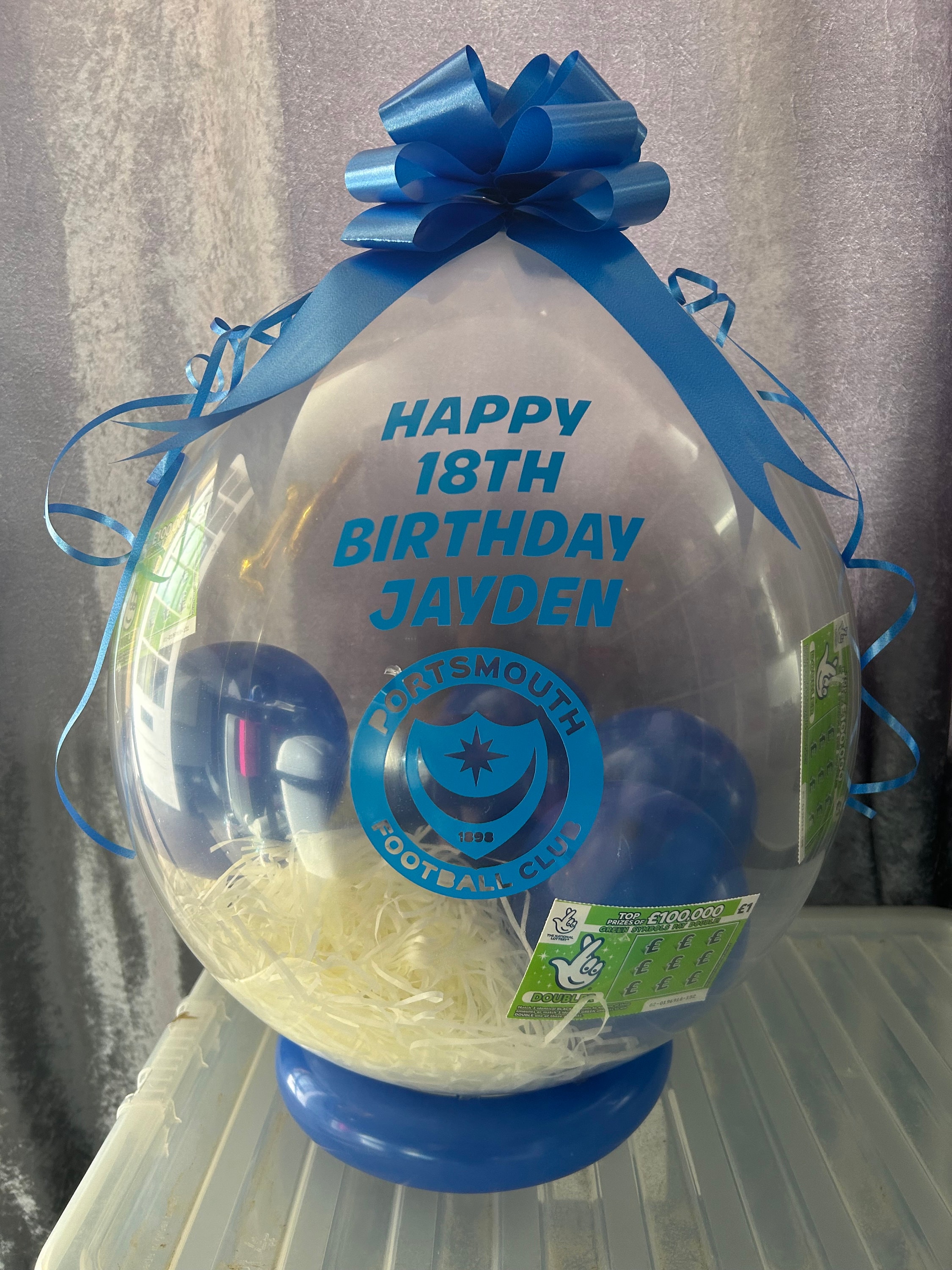 Birthday Money Popping Balloon Personalised Birthday Balloon POP ME DIY ...