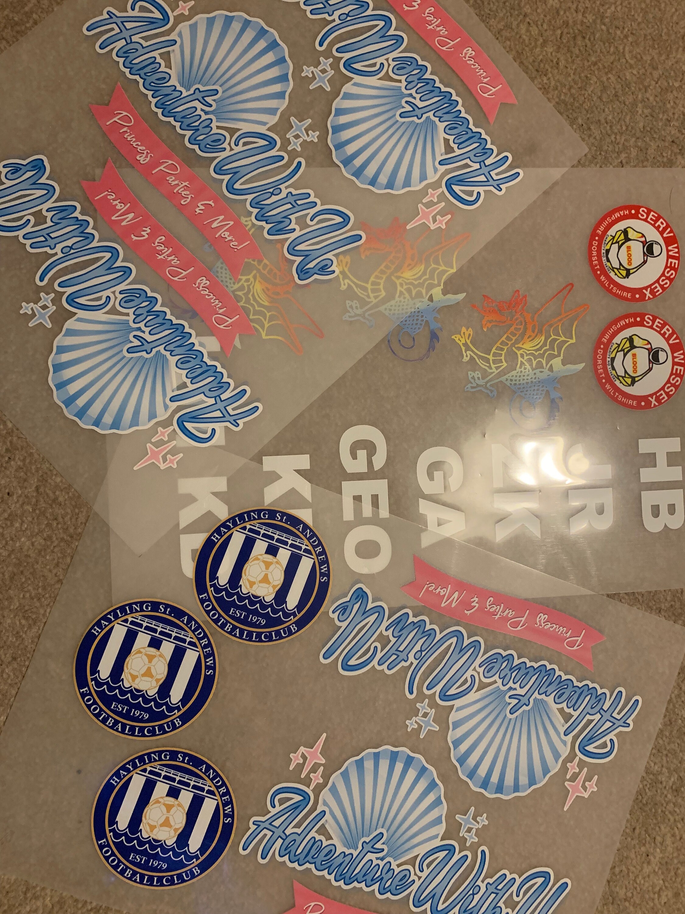 Custom DTF Transfers DTF Sheet Full Color Heat Transfer - Etsy