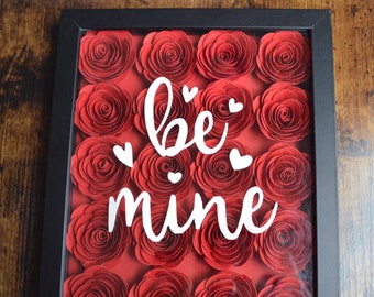 Red Shadow Box | Etsy