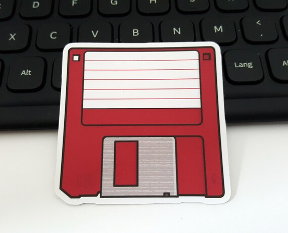 Labels, Stickers & Tags Card Making & Stationery Floppy Disc Throwback ...