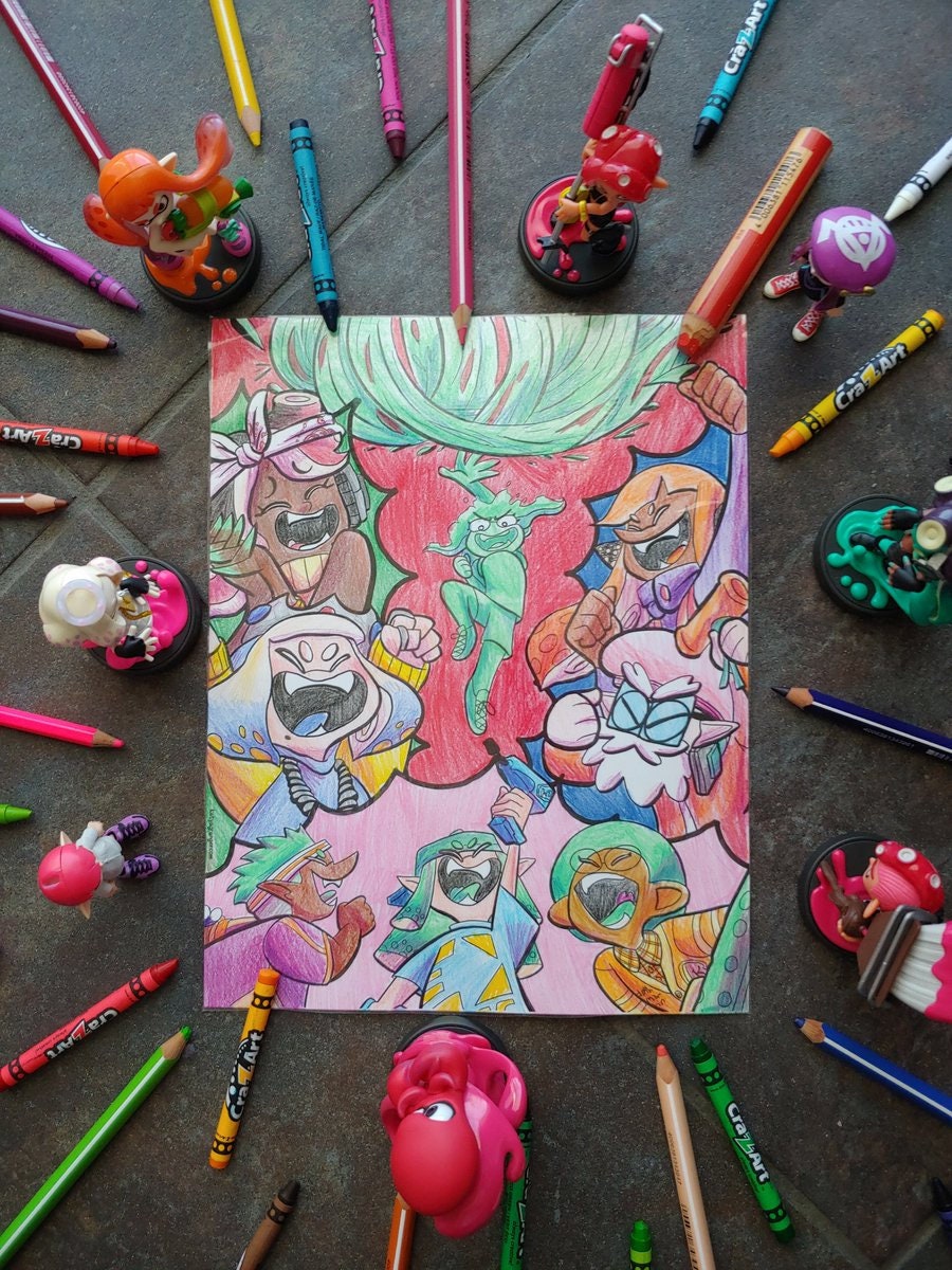 Booyah Bomb Coloring Poster - Etsy