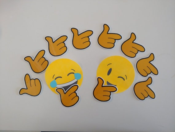 Thinking Hand Emoji Sticker/magnet - Etsy