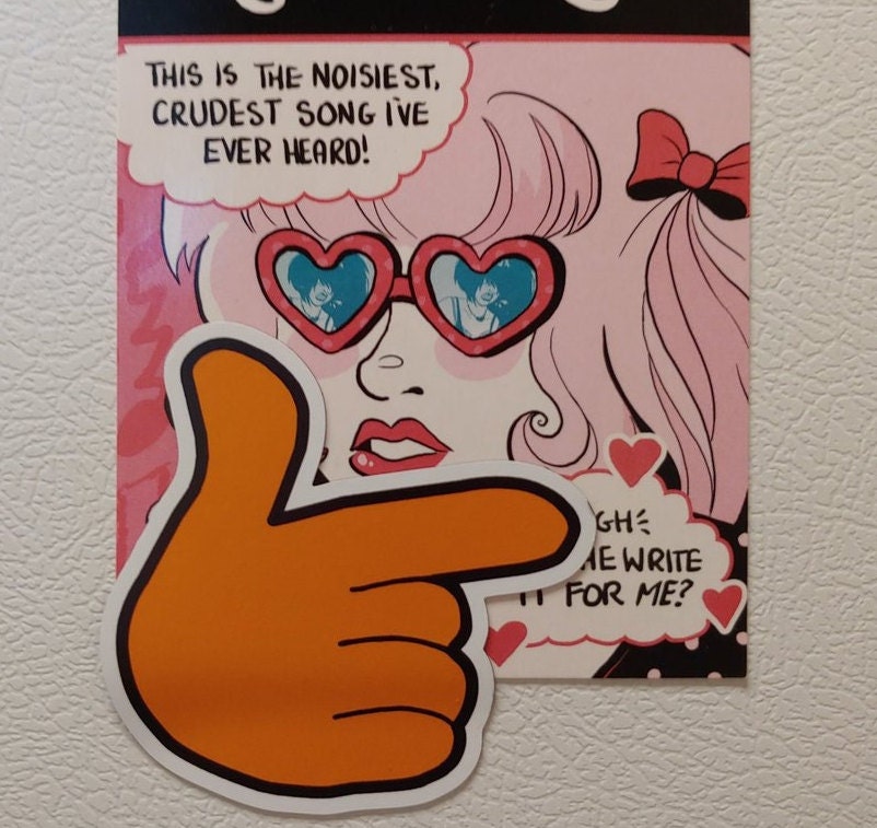 Thinking Hand Emoji Sticker/magnet - Etsy