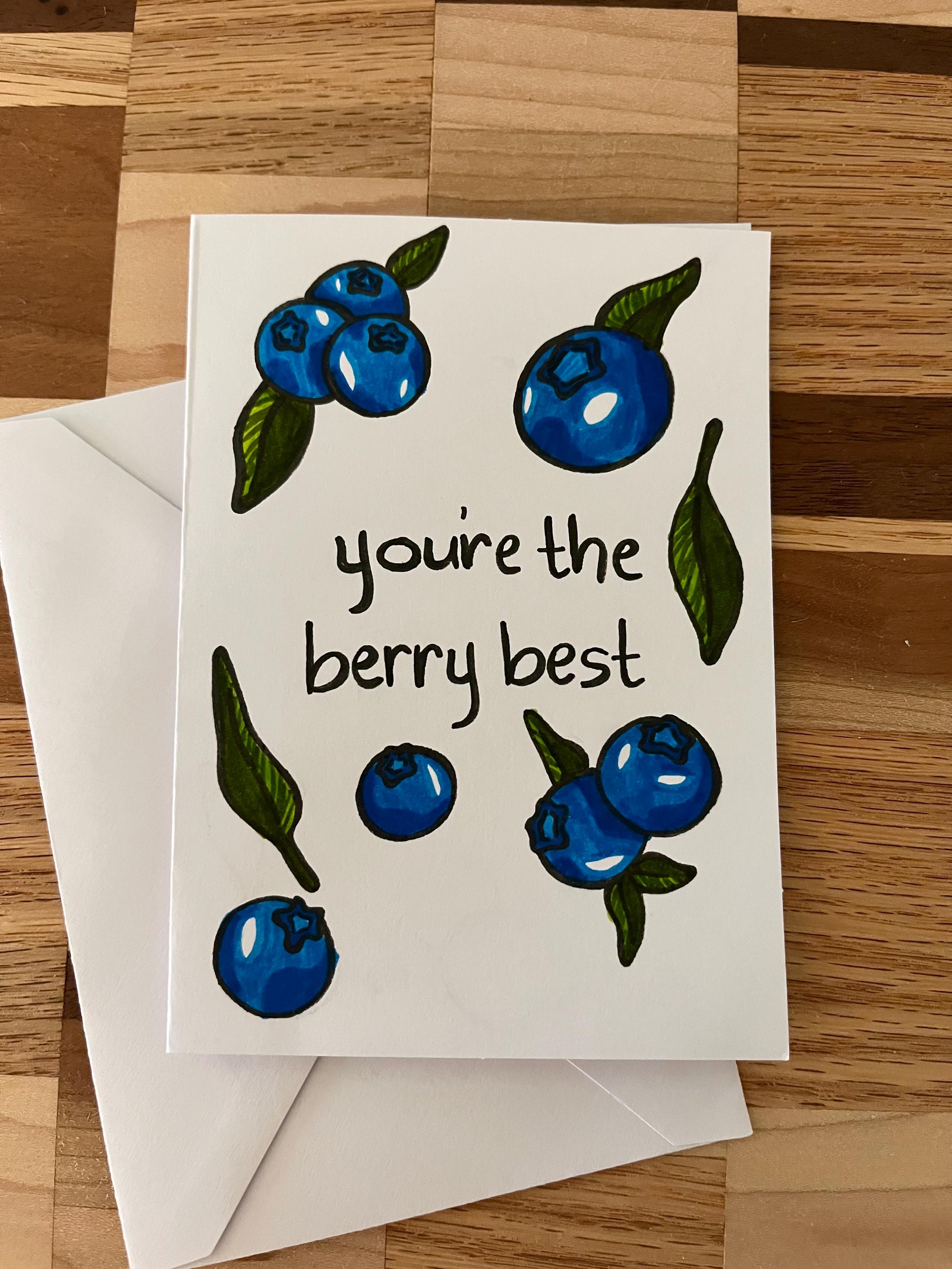 Blank Fruit Cards- Set of 3 With Envelopes - Etsy