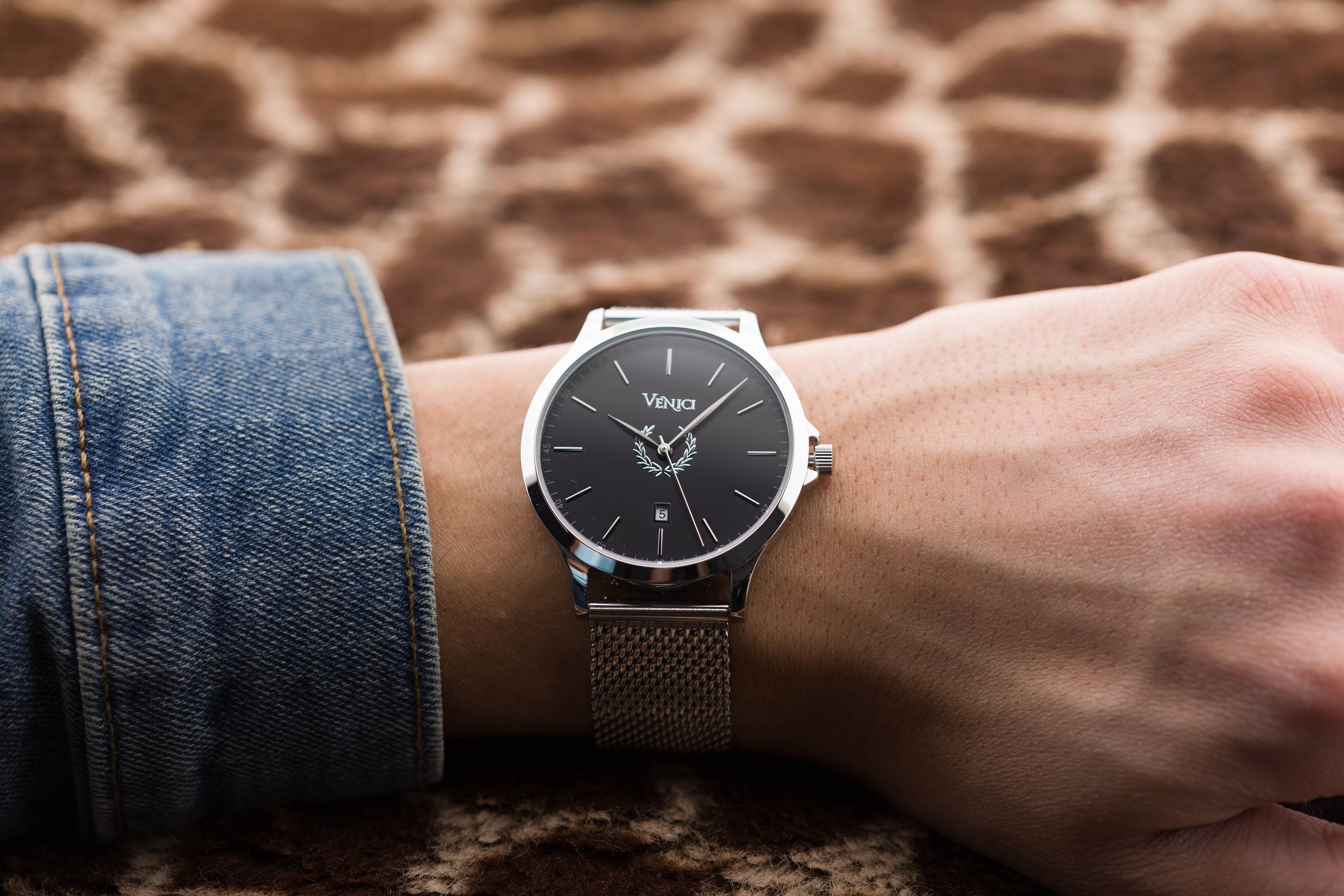 Luxury Men's Watch Caesar's Silver Wrist Watches - Etsy