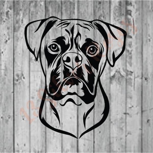 Boxer Sticker - Etsy