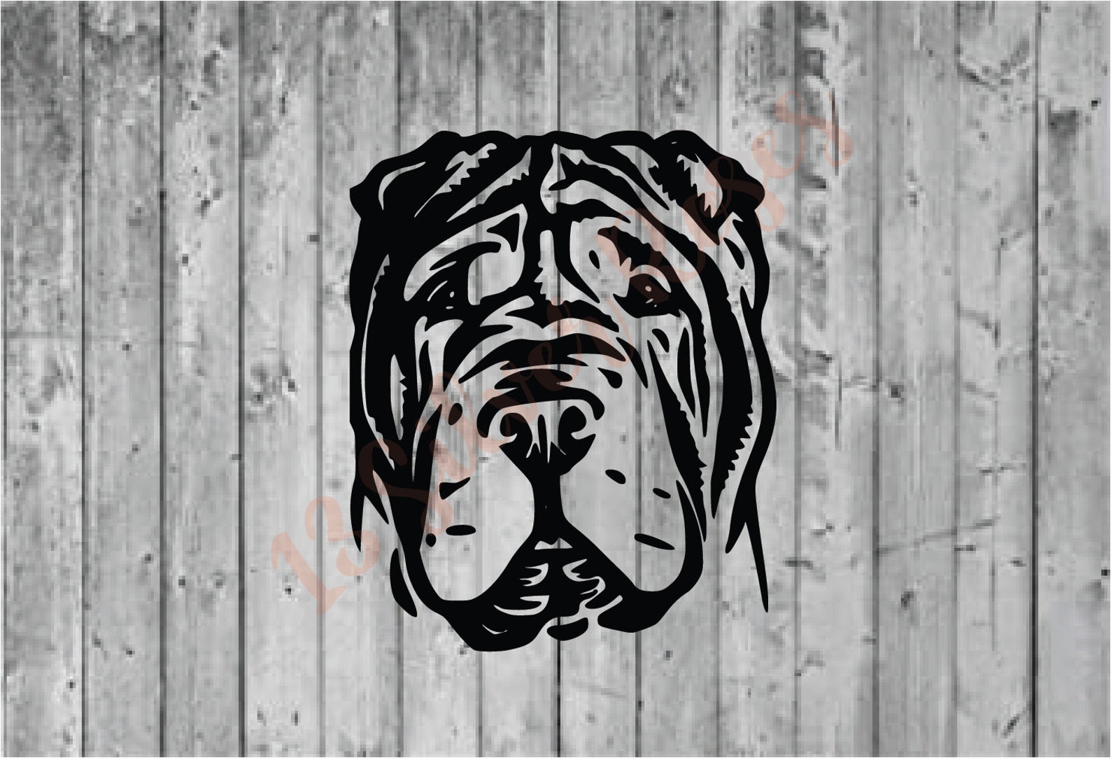 Chinese Shar Pei SVG Digital Download File personal Use Only - Etsy