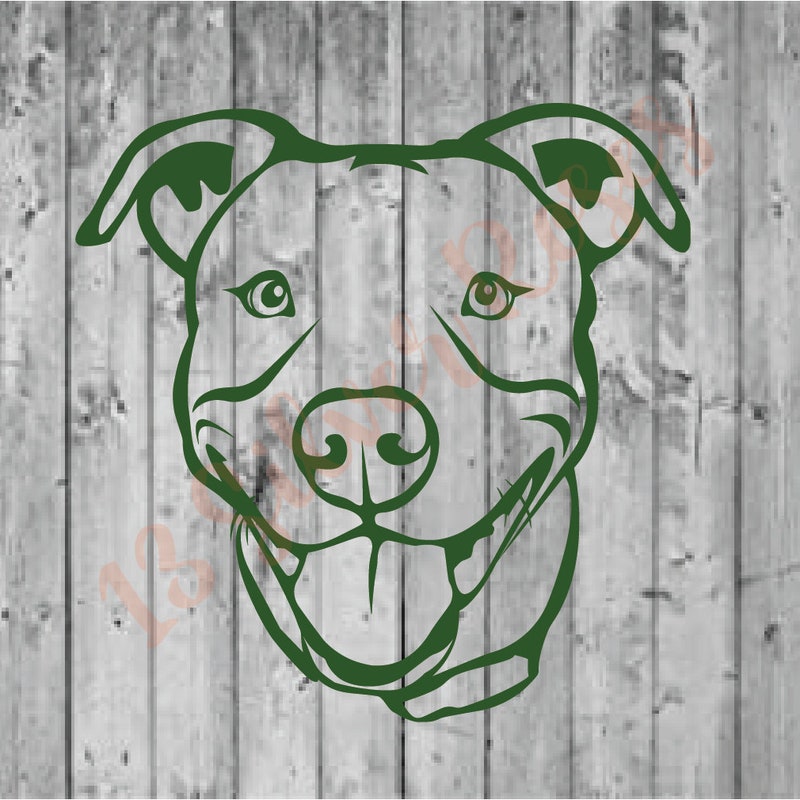 Pit Bull Svg - Etsy