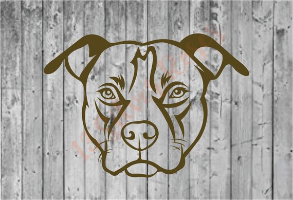 Pit Bull SVG Digital Download File personal Use Only | Etsy
