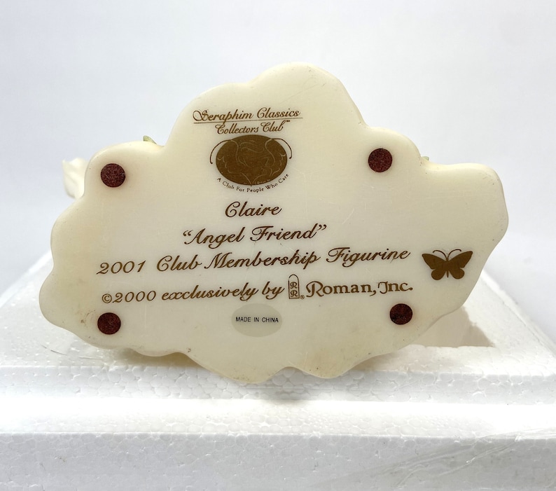 Roman Seraphim CLAIRE angel Friend 2001 Club - Etsy