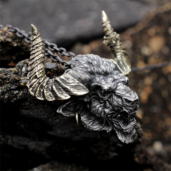 Silver Bull Pendant - Etsy