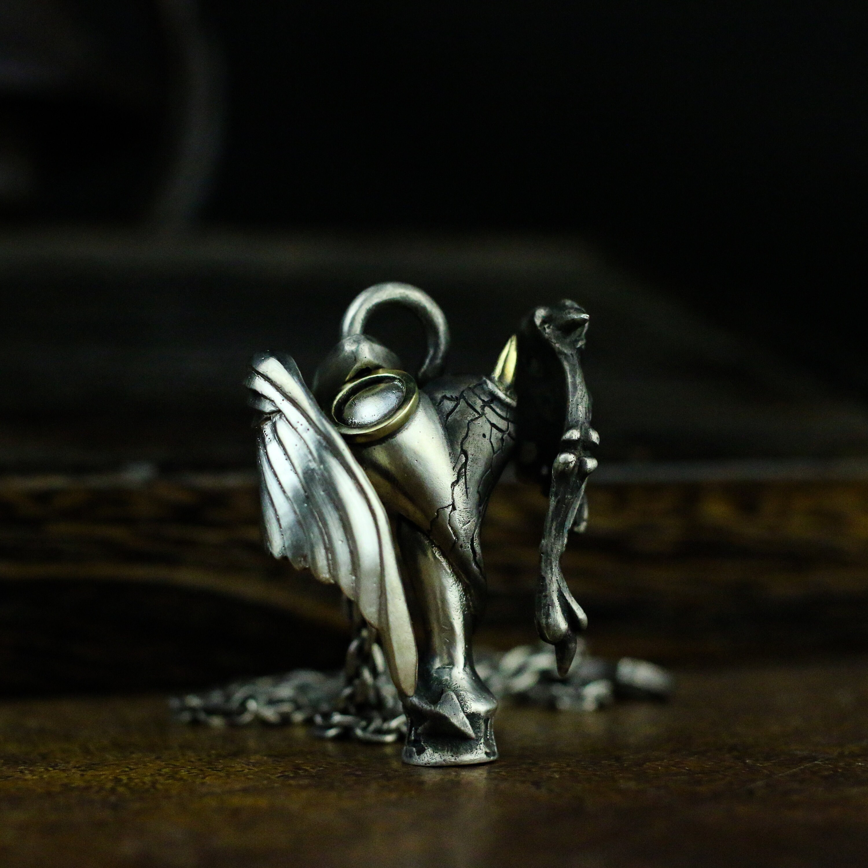 Angel and Demon 925 Silver Pendant Necklace Gift for | Etsy