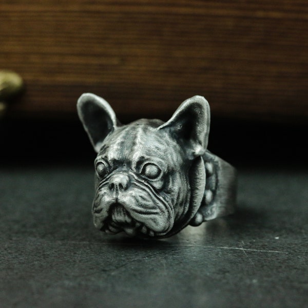 Bulldog Ring - Etsy