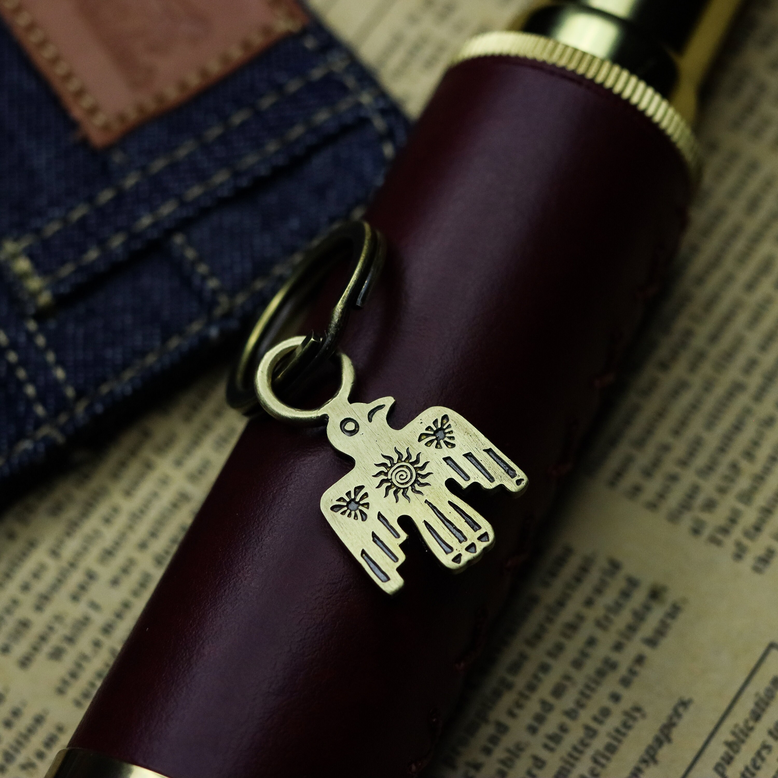 Thunderbird Pendant. Eagle Tag. Key Pendant. Lanyard. | Etsy
