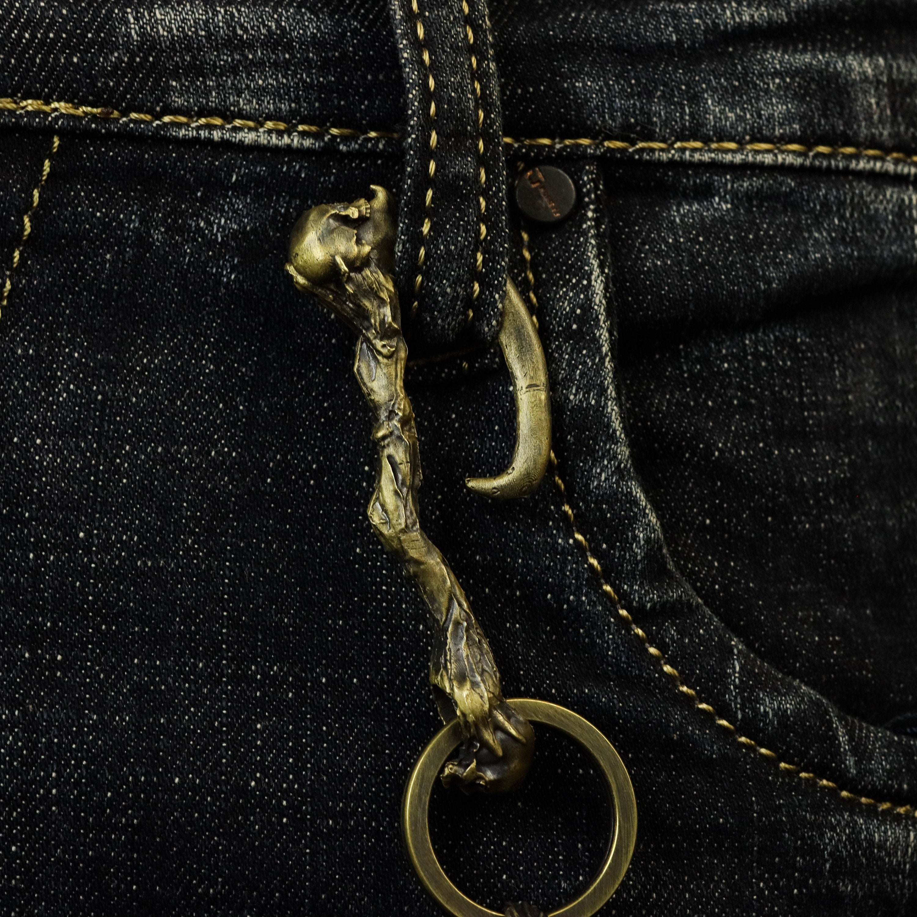 Grim Reaper's Sickle Keychainhandmade Brass Hook | Etsy