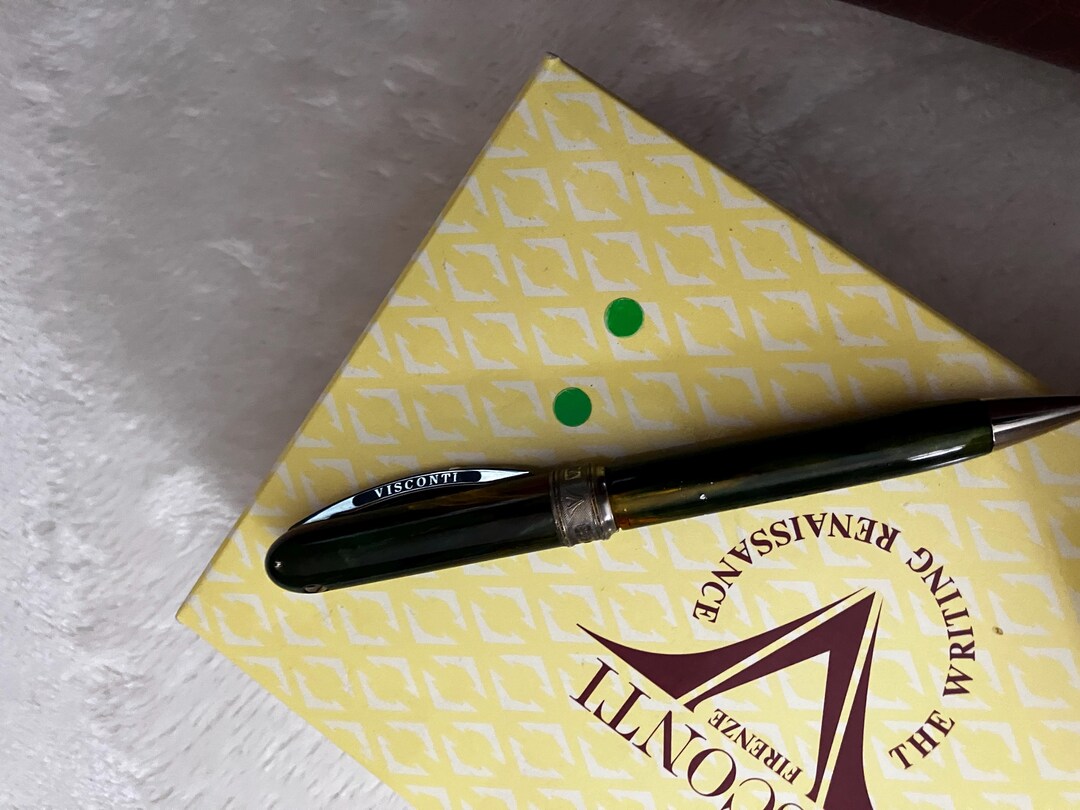 Visconti Van Gogh Maxi Musk Green 2002 Full Size Resin Italy - Etsy