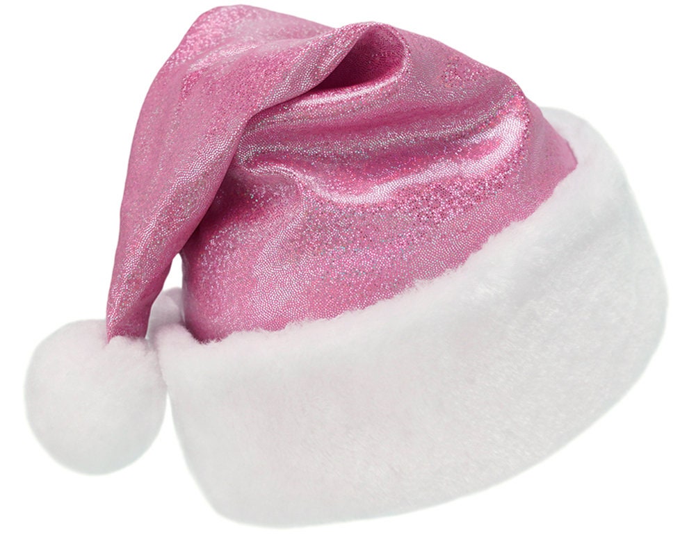 Sparkly Pink Santa Hat Fun Cute Child Kids Teen Adult | Etsy