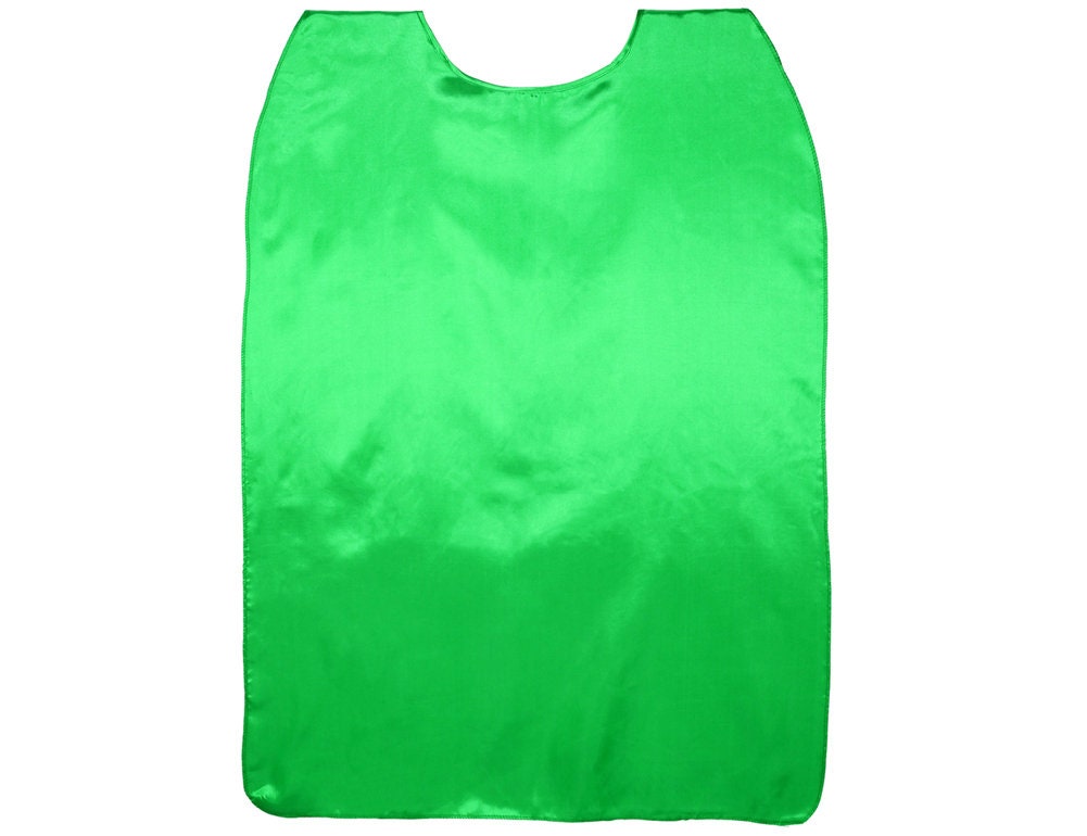 Shiny Green Satin Superhero Cape Adult Teen Child Kids Super - Etsy