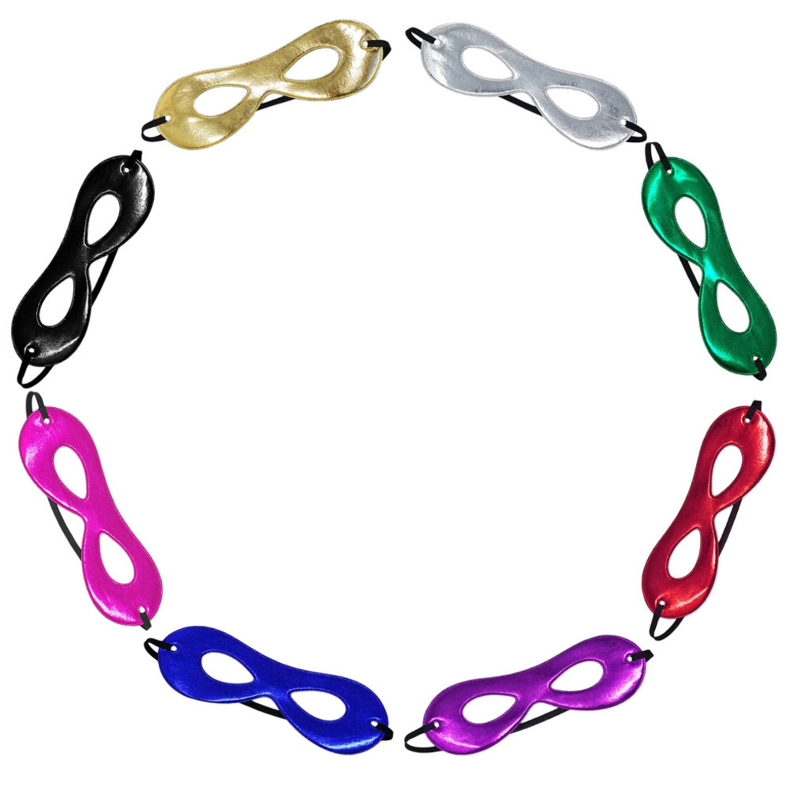 Adult Shiny Black Superhero Mask Teen Men Women Super Hero | Etsy