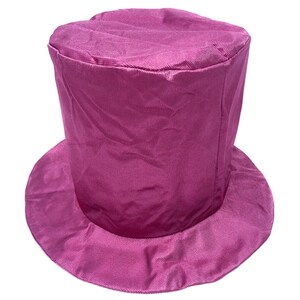Shiny Pink Top Hat Fun Adult Teens Child Kids Halloween, Costume Party ...