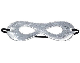 Adult Shiny Black Superhero Mask Teen Men Women Super Hero | Etsy