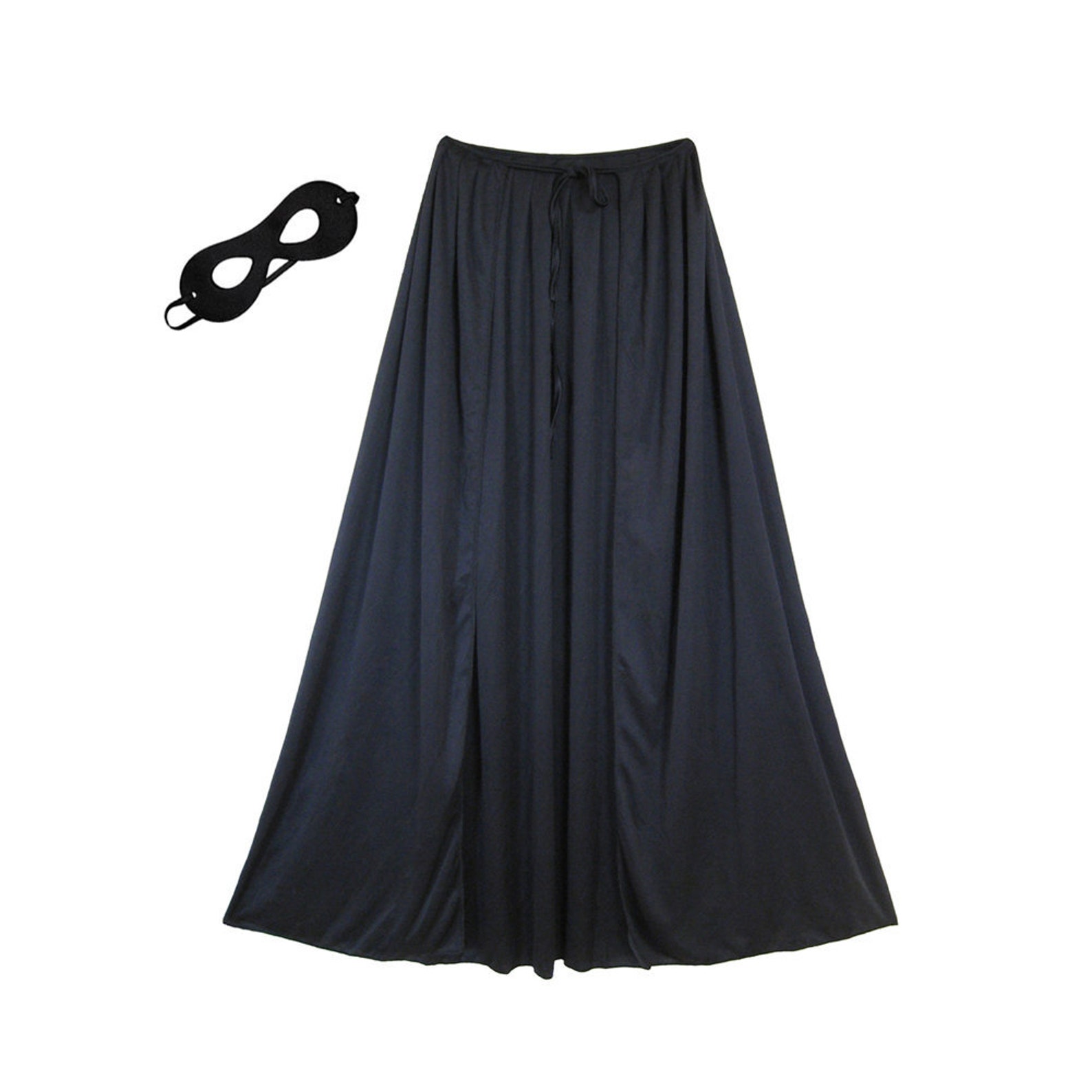 Child Kids Black Superhero Cape & Mask Costume Set Children - Etsy