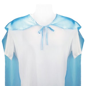 Shiny Light Blue Satin Superhero Cape Adult Teen Child Kids - Etsy