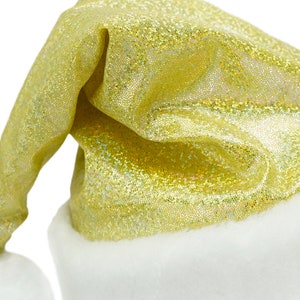 Sparkly Yellow Santa Hat Fun Cute Child Kids Teen Adult - Etsy