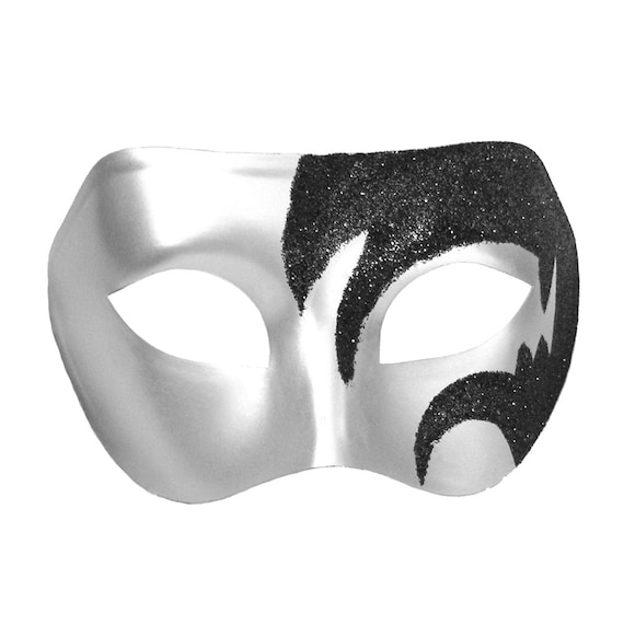 Silver Glitter Eye Mask