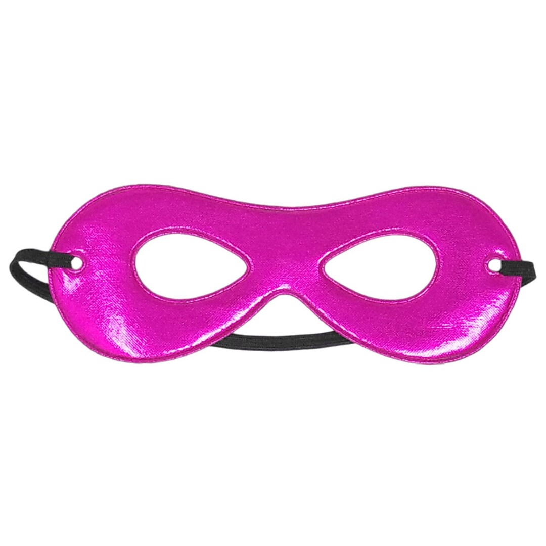 Child Shiny Pink Superhero Mask Children Kids Super Hero Mask ...