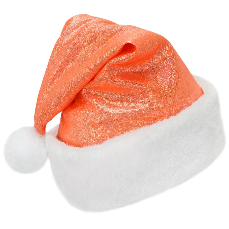 Sparkly Orange Santa Hat Fun Cute Child Kids Teen Adult - Etsy