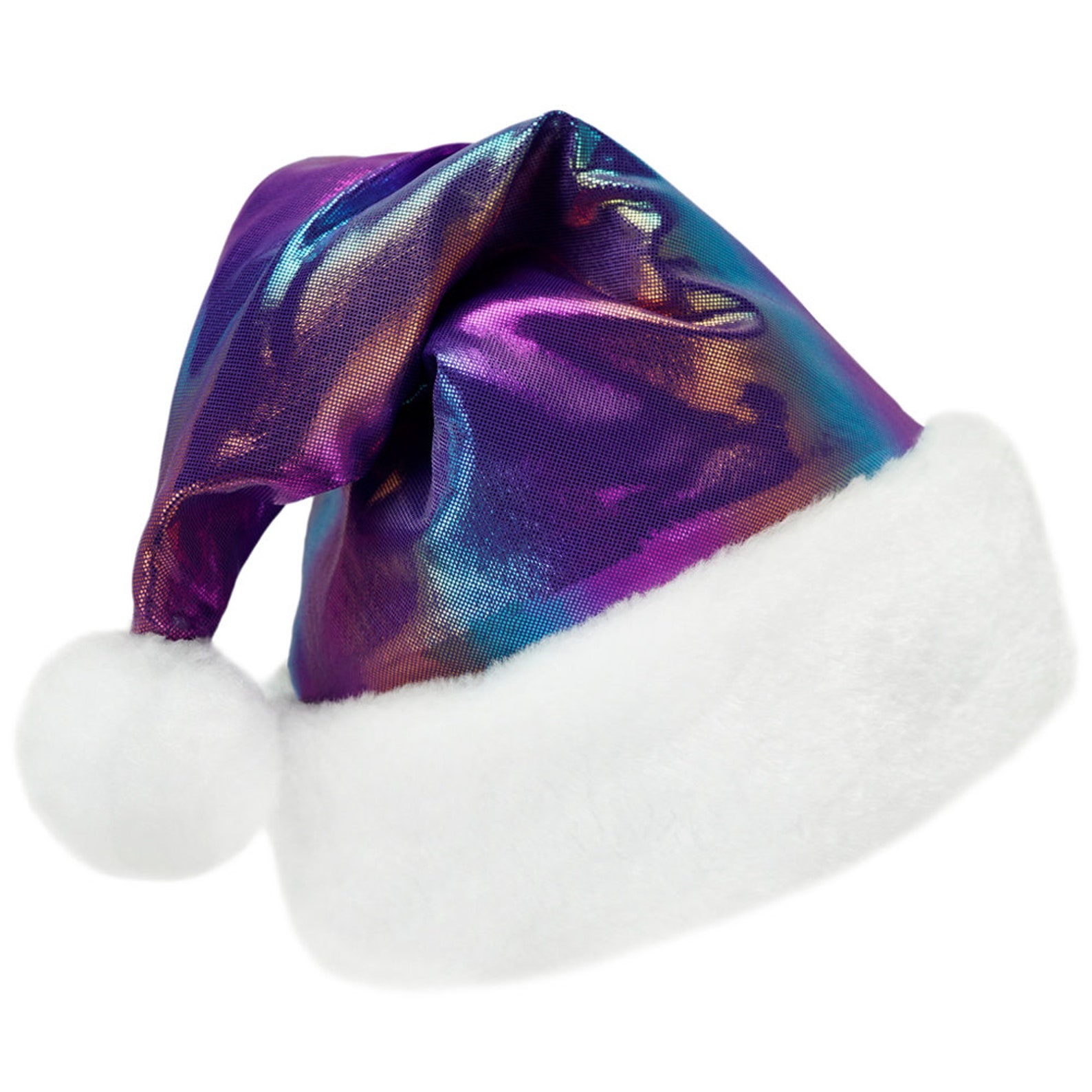 Metallic Rainbow Santa Hat Fun Cute Child Kids Teen Adult | Etsy